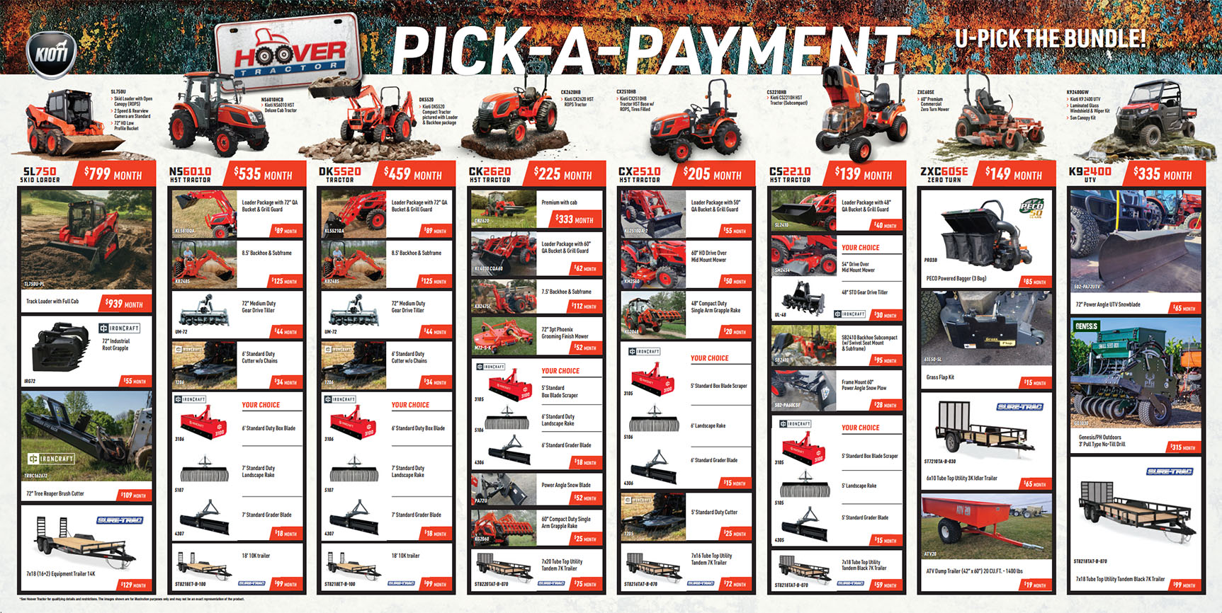 Hoover Tractor, LLC | Mifflinburg, PA | Carries Sure-Trac, Pequea ...